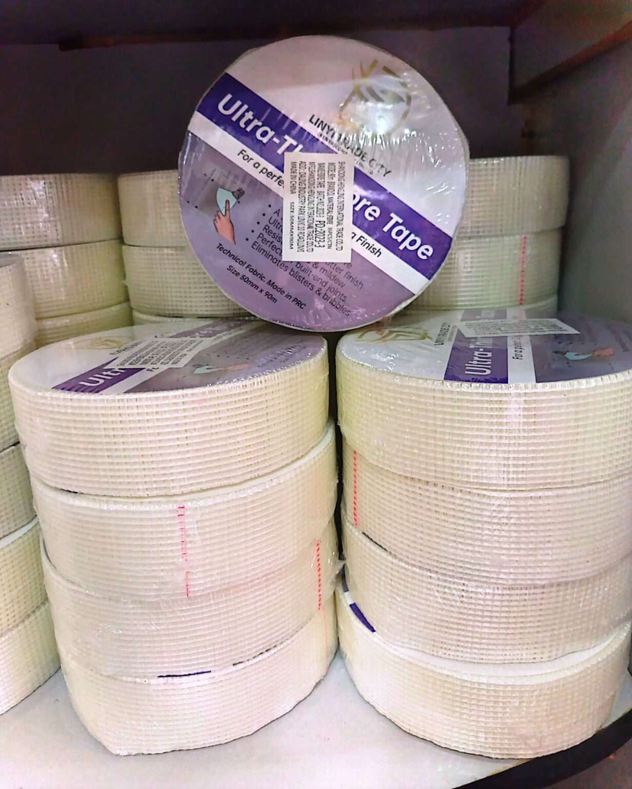 Gypsum Drywall Fiber tape 45 metres - Jenga Nyumba
